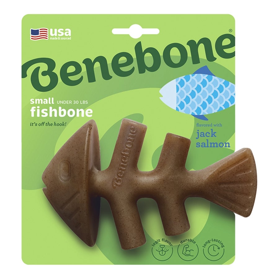 Benebone Fishbone - Small | Fetched-Up | Pet Supplies