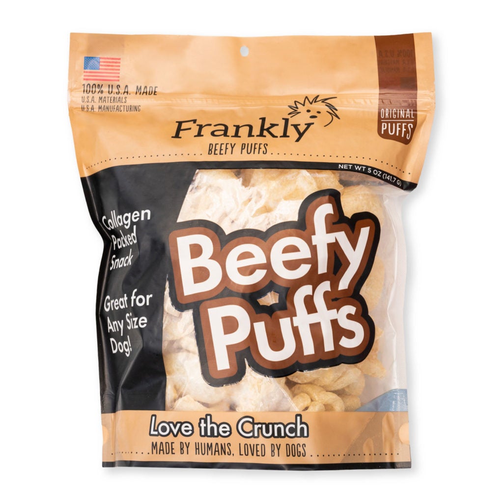 Frankly Beefy Puffs, Original - 5 oz | Fetched-Up | Pet Supplies