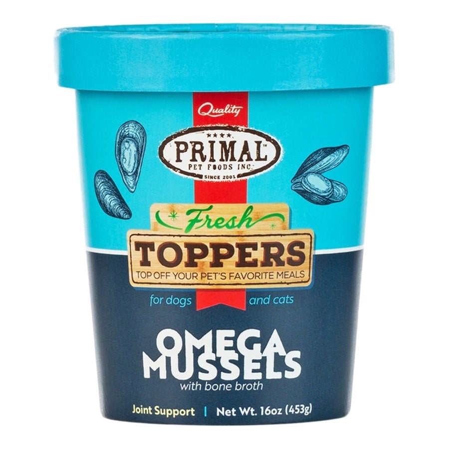 Primal Topper Omega Mussels - 16 oz | Fetched-Up